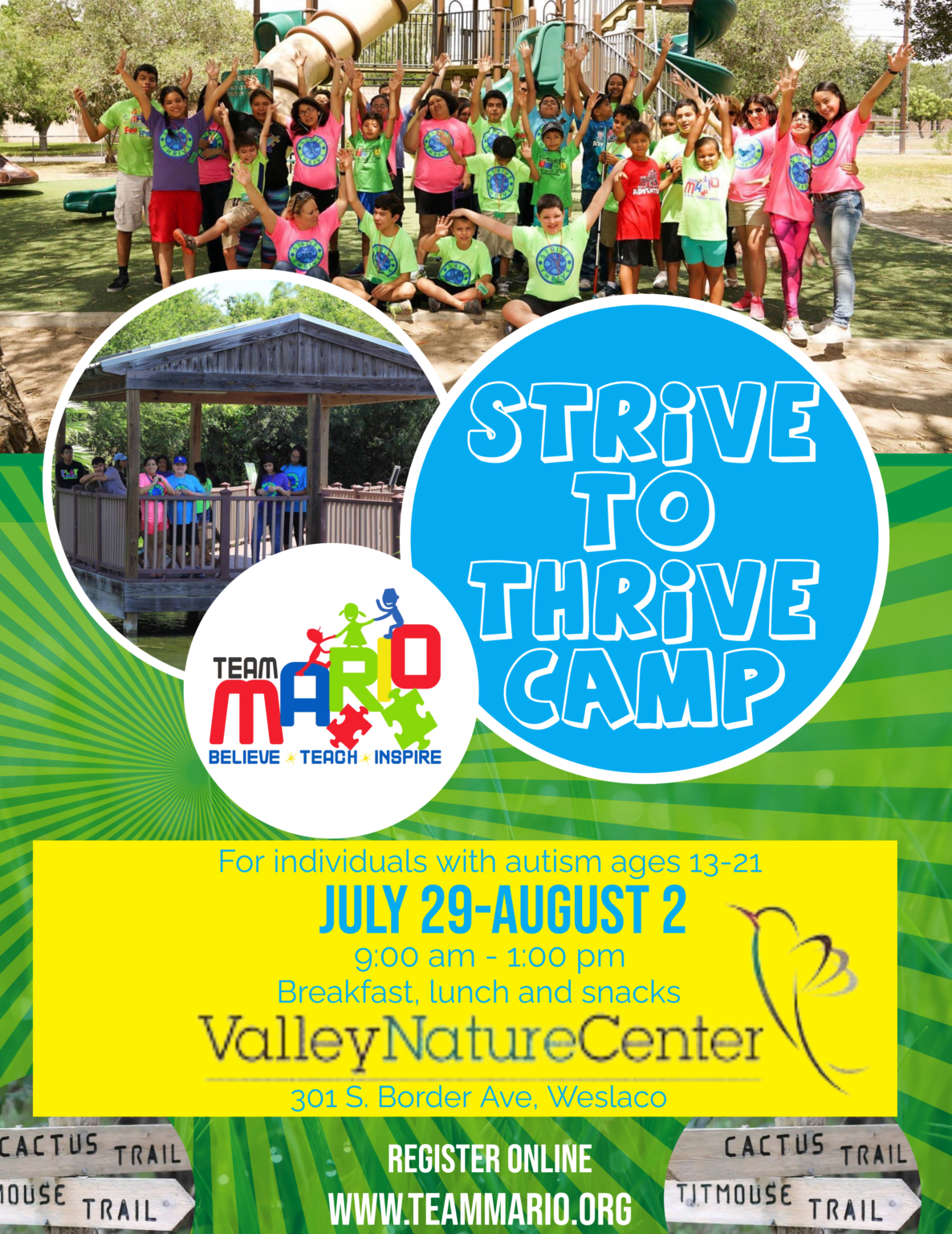 Valley Nature Center Camp - Team Mario